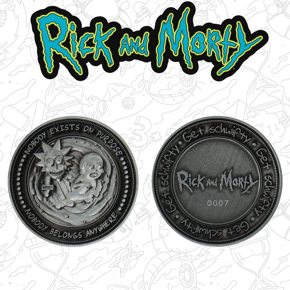 Rick & Morty - Limited Edition Collectible Coin - Toys and Collectibles ...
