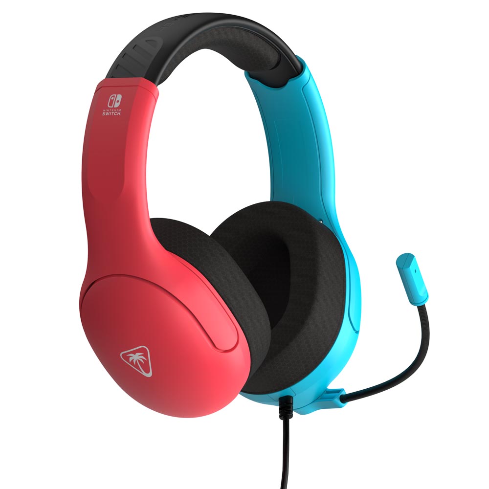 Turtle Beach - Airlite Fit Wired Gaming Headset - Neon Blue & Red ...