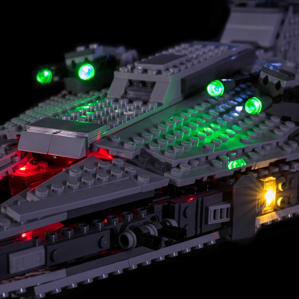 Light My Bricks - Star Wars - Star Wars Imperial Light Cruiser (LEGO ...