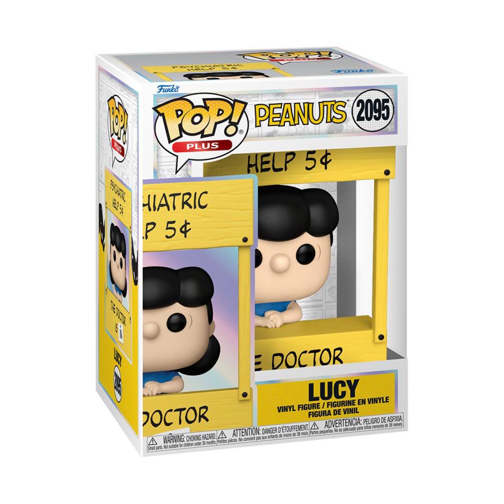 Peanuts - Lucy Psychiatric Booth Pop! Plus Vinyl Figure - Toys ...