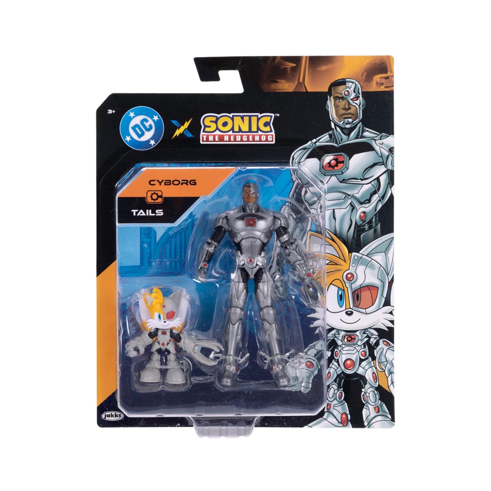 DC X Sonic the Hedgehog - Tails and Cyborg Action Figure 2-Pack - Toys ...
