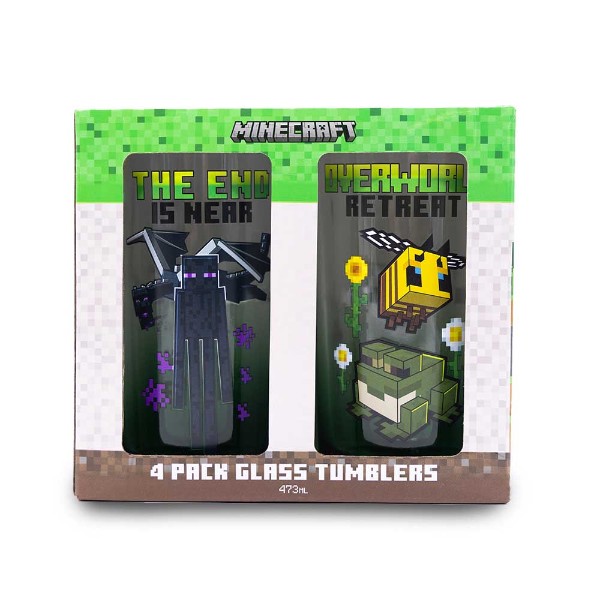 Minecraft - Mobs Glass 4-Pack - Toys and Collectibles - EB Games Australia