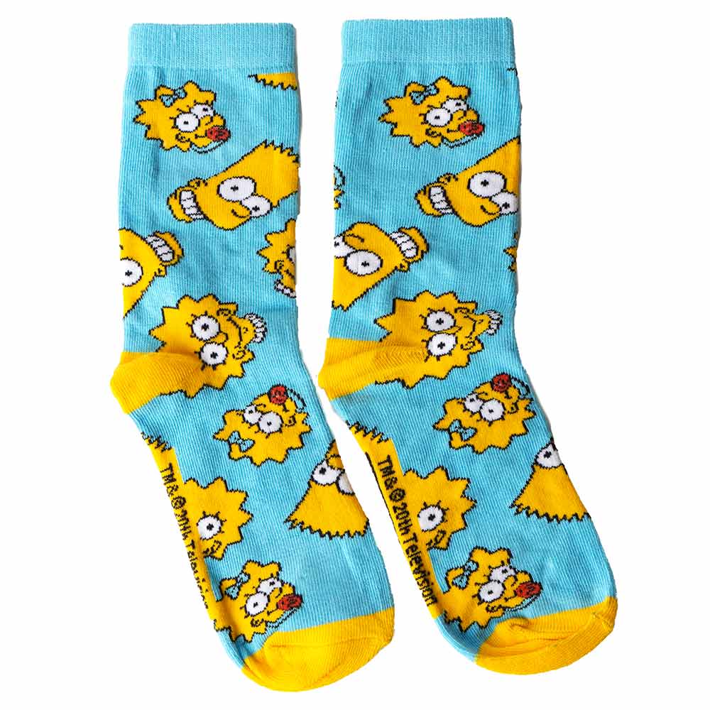 The Simpsons - Simpsons Family Faces Kids Socks - Clothing - EB Games ...