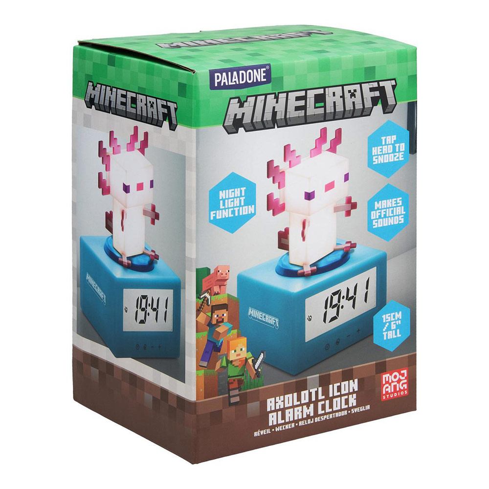 Minecraft - Axolotl Icon Alarm Clock - Toys and Collectibles - EB Games ...