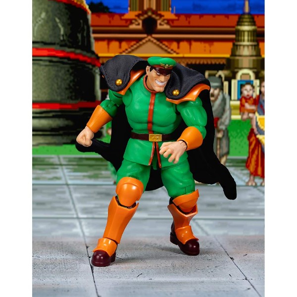 Street Fighter II - M. Bison (Player 2) Deluxe 1/12 Scale Action Figure ...