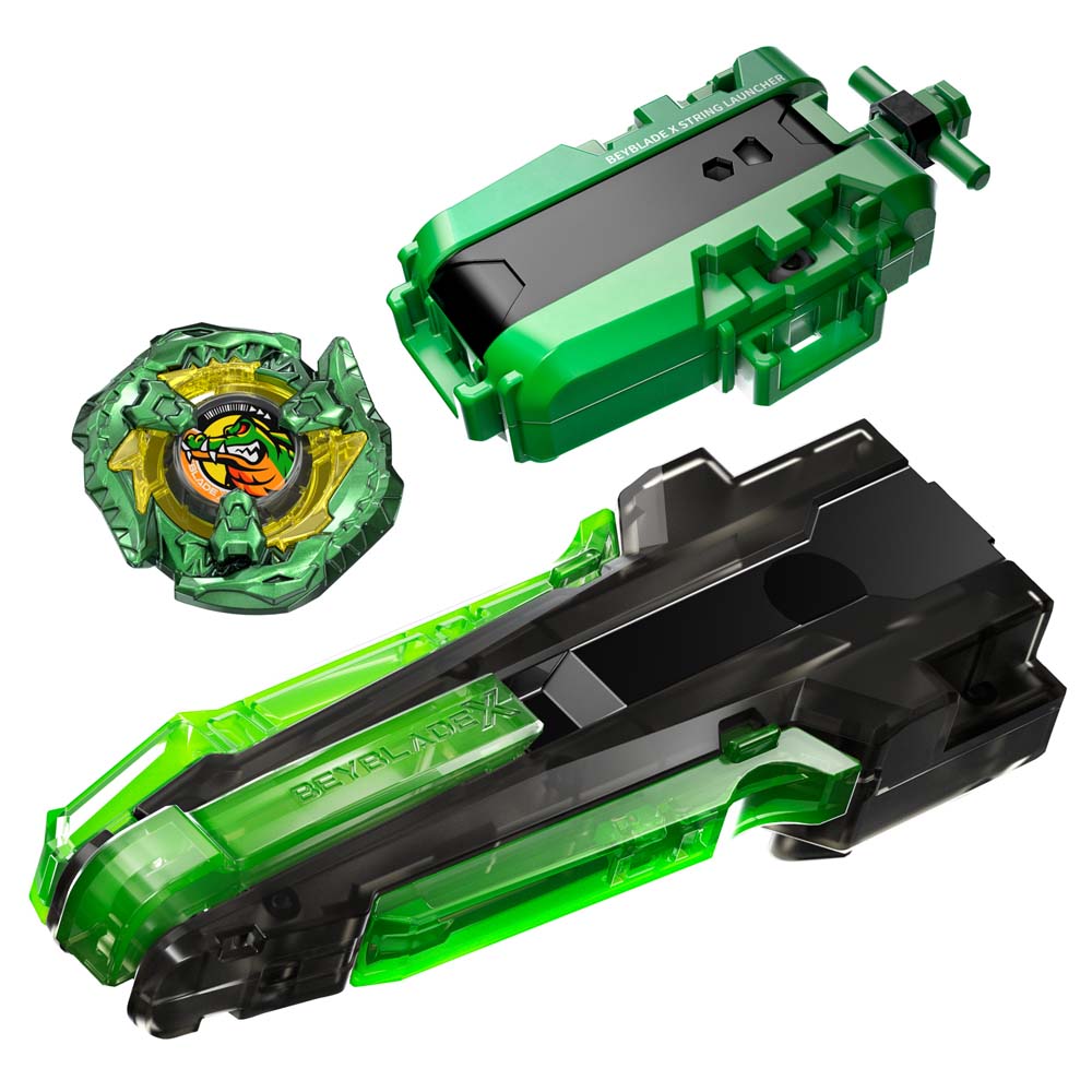 Beyblade X Bite Croc 2-60Q Deluxe Launcher Set - Toys and Collectibles ...
