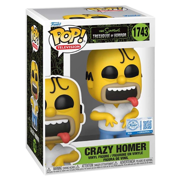 The Simpsons - Treehouse of Horror V Homer Go Crazy Pop! Vinyl Figure ...