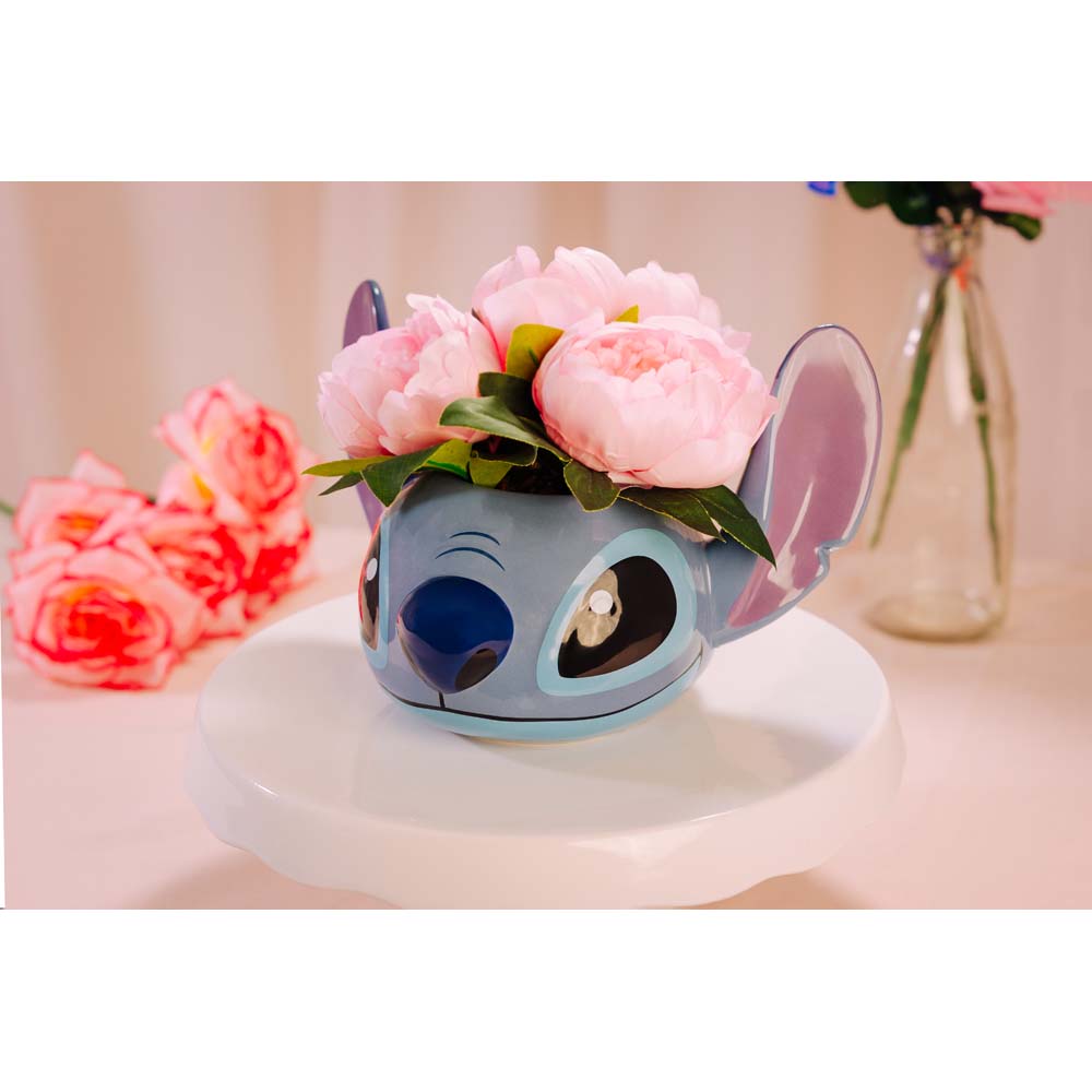 Disney - Lilo & Stitch - Stitch Face Flowers & Planter - Toys and ...