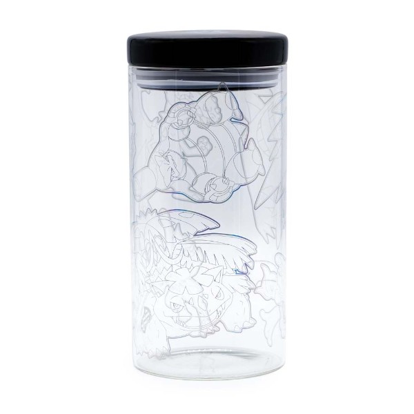 Pokemon - Mega Evolutions Holo Glass Cookie Jar - Things For Home ...