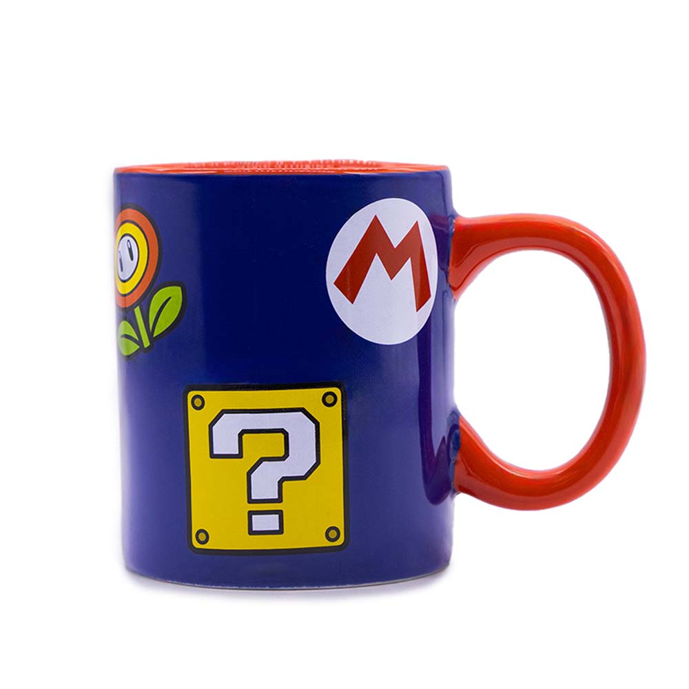 Nintendo - Super Mario Bros - Mario Stickers Mug - Things For Home ...