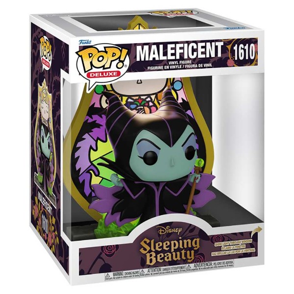 Disney - Sleeping Beauty - Maleficent Stained Glass Deluxe Pop! Vinyl ...