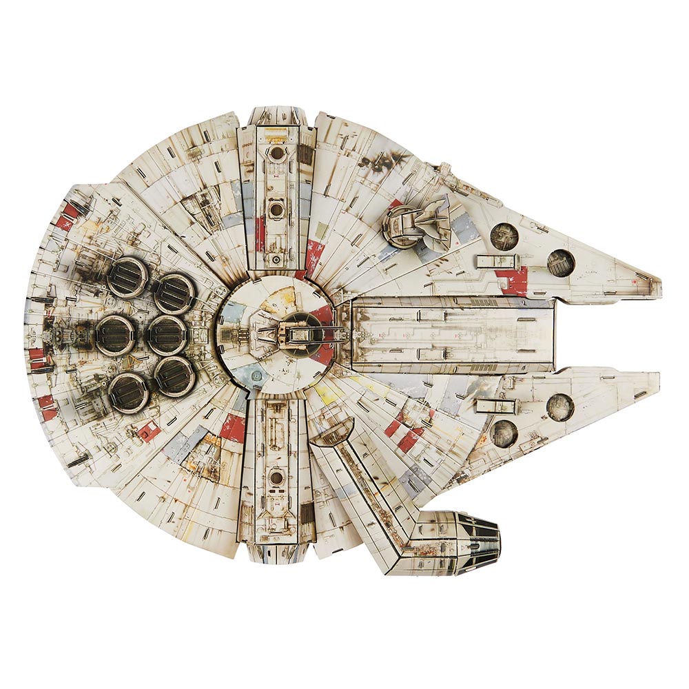 Star Wars - Millenium Falcon 4D Puzzle Model Kit - Toys and ...
