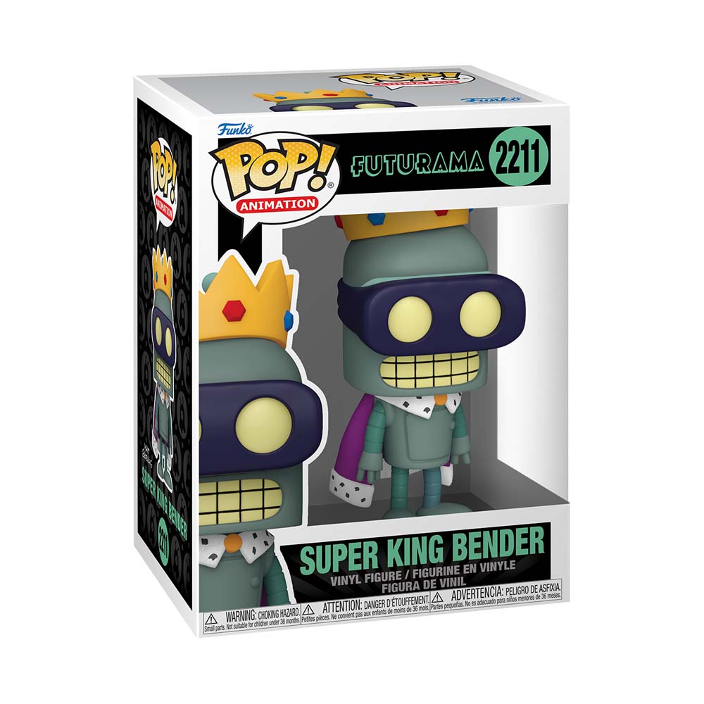 Futurama - Super King Bender Pop! Vinyl Figure - Toys and Collectibles ...