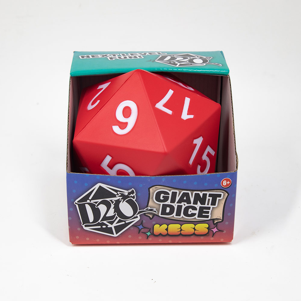 Jumbo D20 Foam Dice - Red - Toys and Collectibles - EB Games Australia