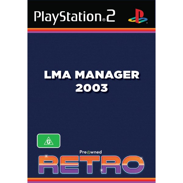 LMA Manager 2003 (preowned) - PlayStation 2 - EB Games Australia