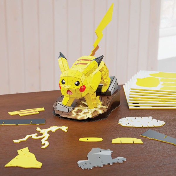 Pokemon - Pikachu 4D Puzzle Model Kit - Toys & Gadgets - ZiNG Pop Culture