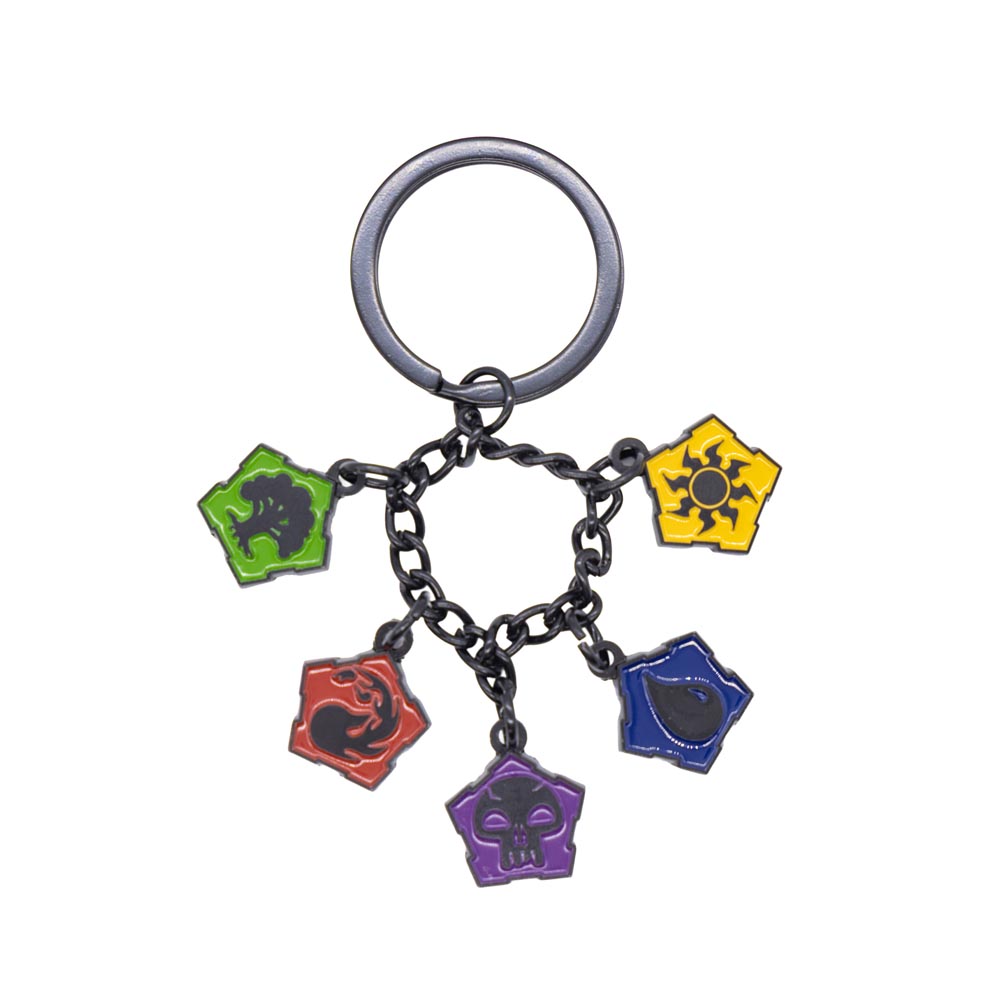 Magic: The Gathering - Metal Mana Charm Keyring - Toys and Collectibles ...