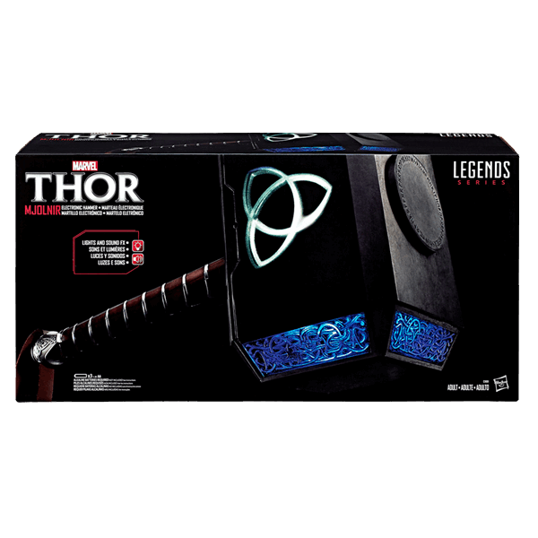Marvel Thor Mjolnir Marvel Legends Series 19.75 Hammer Replica Collectibles ZiNG Pop Culture