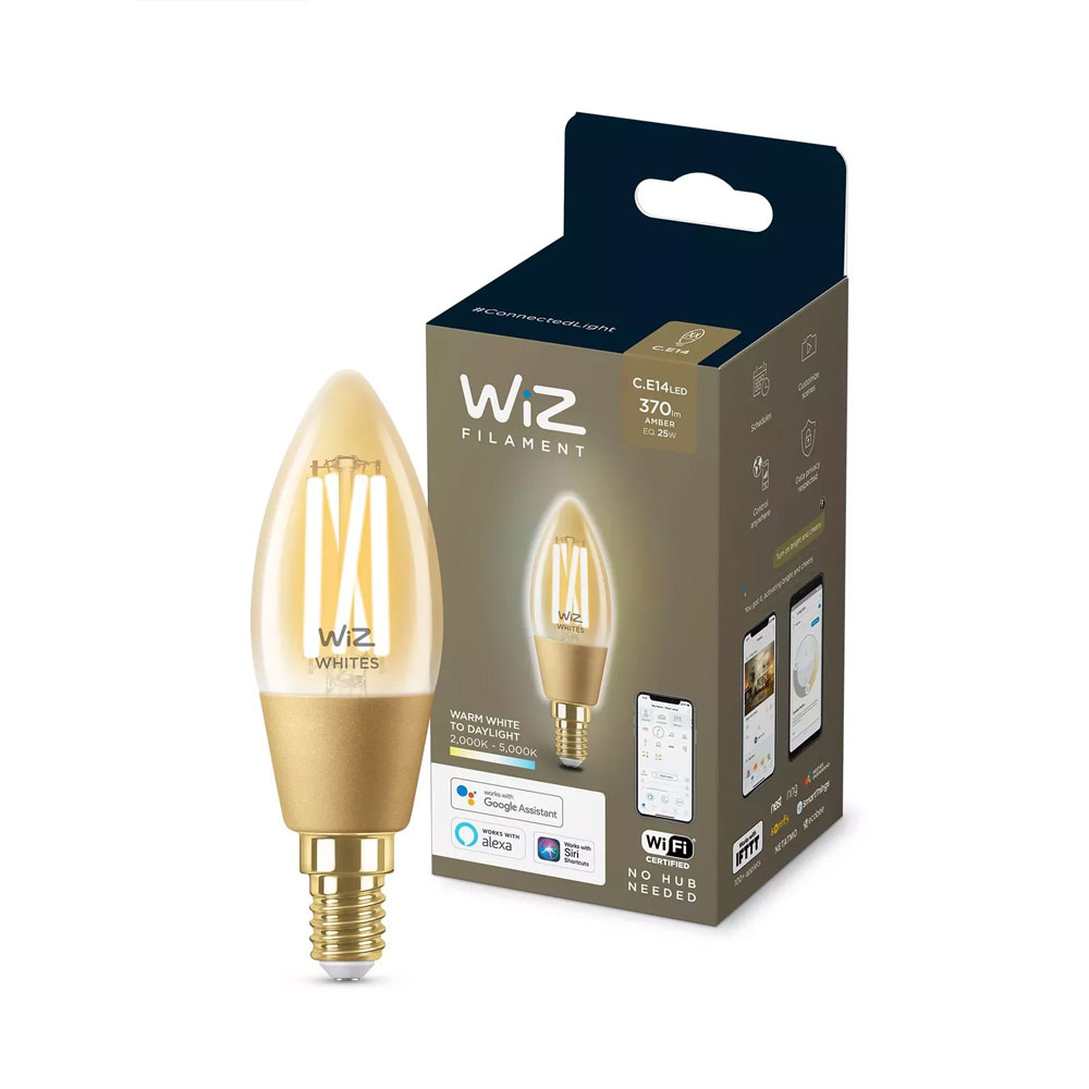 WiZ C35 E14 4.9W Smart Filament Bulb Gen2 - Loot - EB Games Australia