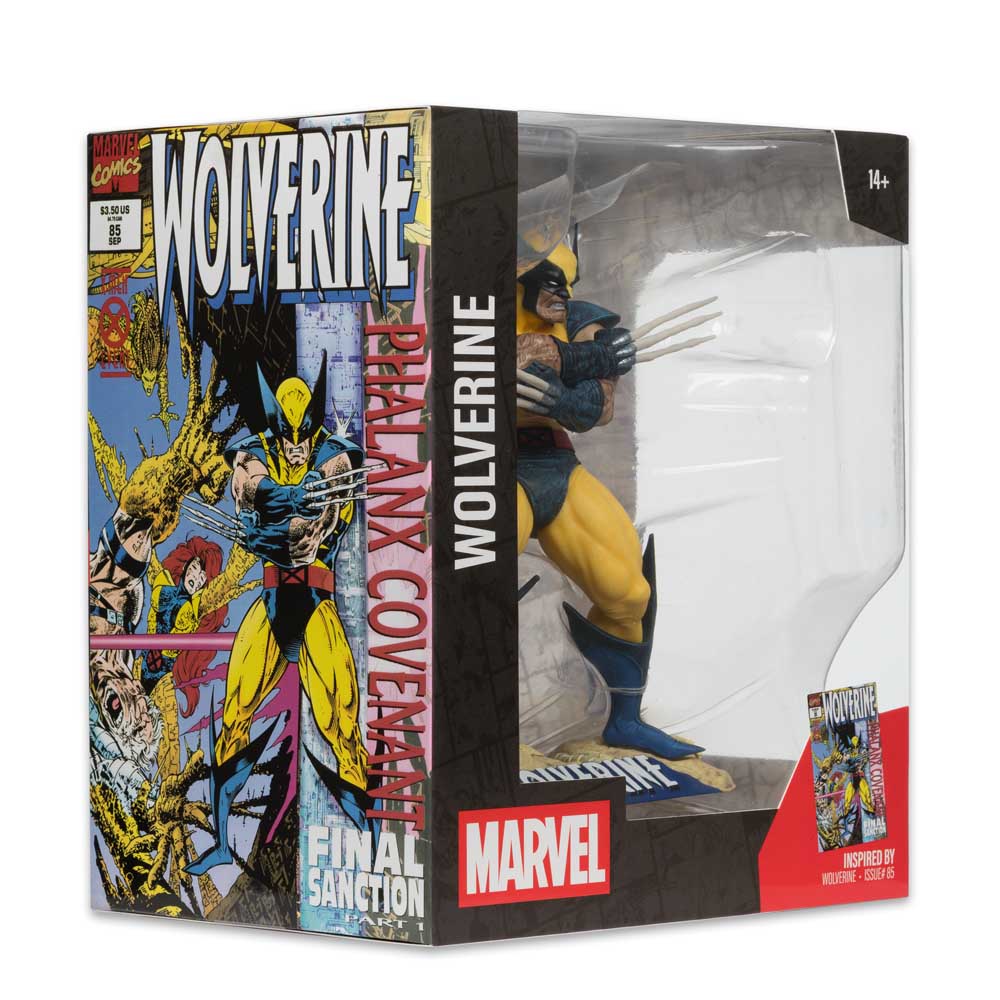 Marel Wolverine 1:10th Scale Collectible with Scene (Wolverine #85 ...