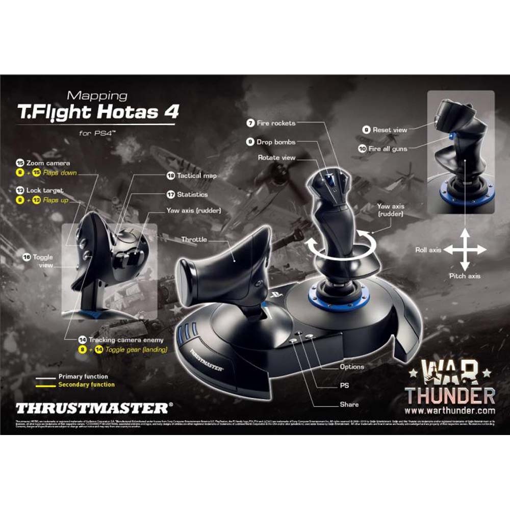 Thrustmaster T.Flight H.O.T.A.S 4 Joystick - PC - EB Games Australia