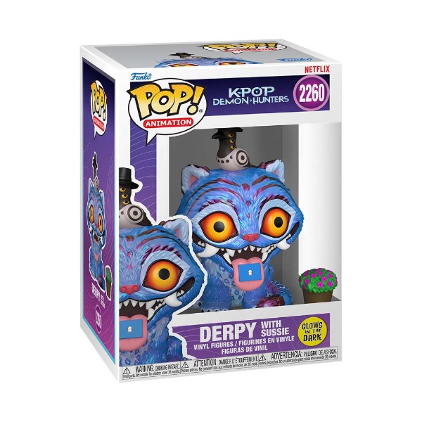 Netflix - KPop Demon Hunters - Derpy (with Sussy) Glow Pop! Vinyl Figure - Toys and Collectibles ...