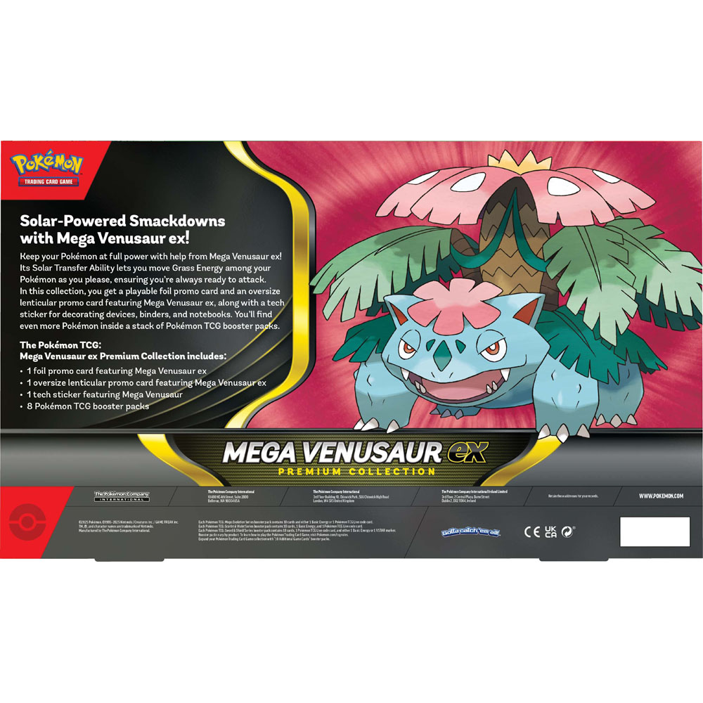 Pokemon - TCG - Mega Venusaur ex Premium Collection Box - Toys and ...