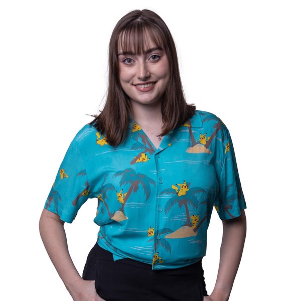 Pokemon - Pikachu Palms Short-Sleeve Shirt - Clothing - EB Games Australia