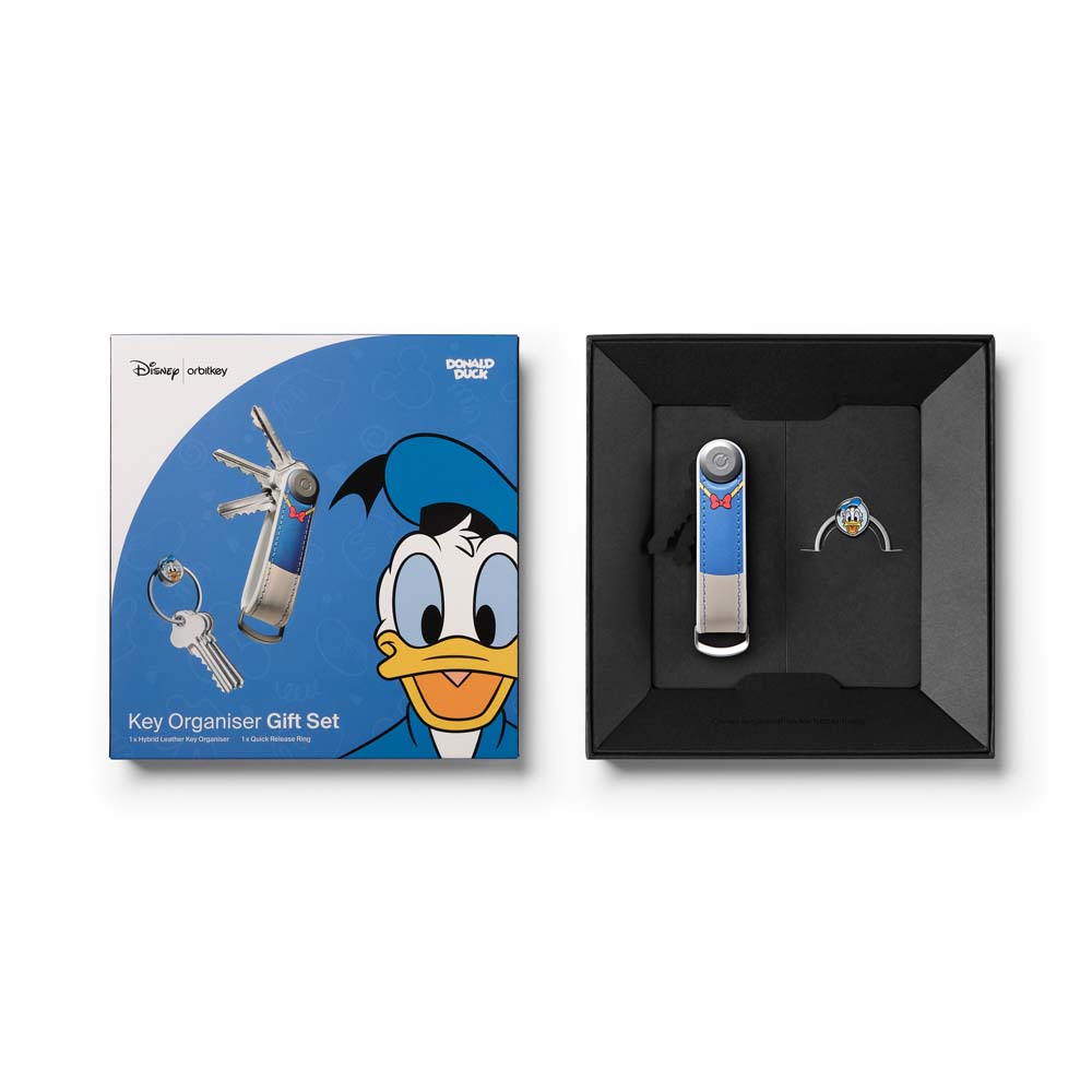 Disney - Donald Duck Orbitkey Hybrid Leather Key Organizer + Ring v2 ...