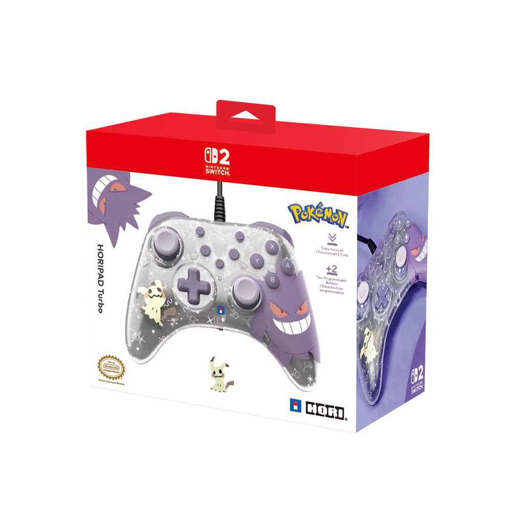 Hori - HORIPAD Turbo Gengar and Mimikyu Wired Controller - Nintendo ...