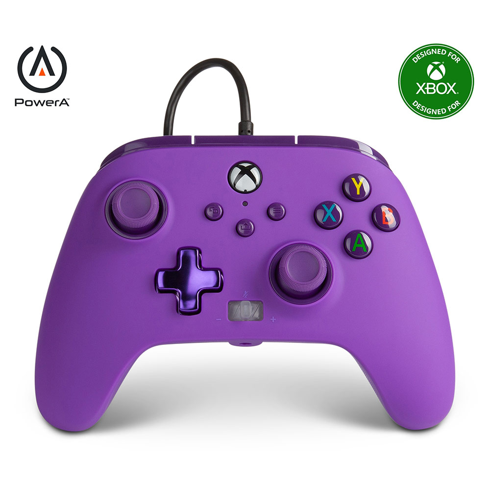 PowerA Enhanced Wired Controller for Xbox Series X|S - Royal Purple ...