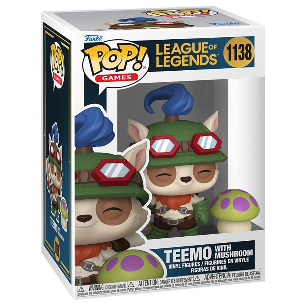 League of Legends - Teemo with Mushroom Pop! Vinyl Figure - Toys and ...