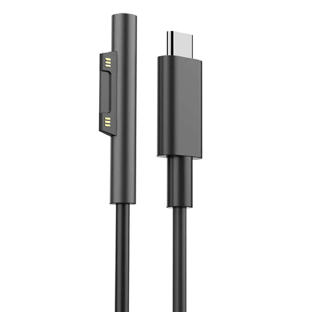 Generic USB-C To Microsoft Surface Laptop Cable 1.5m - Black ...
