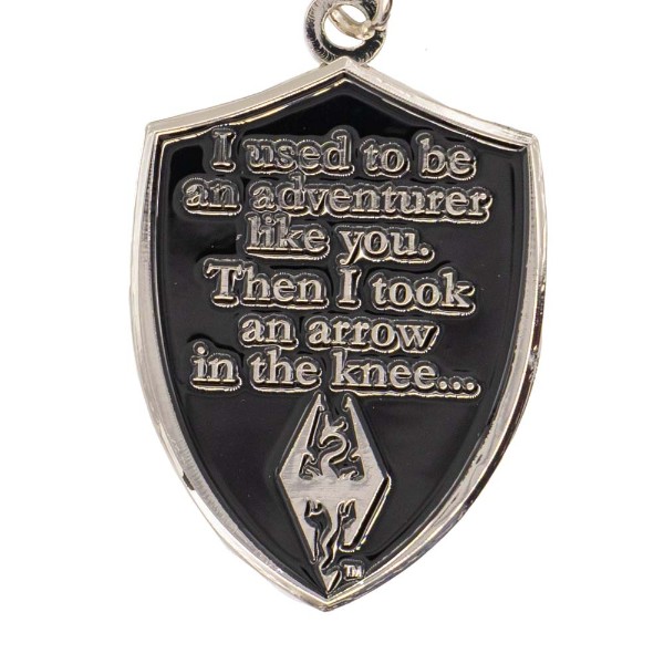 Elder Scrolls - Skyrim Logo Keyring - Loot - EB Games Australia
