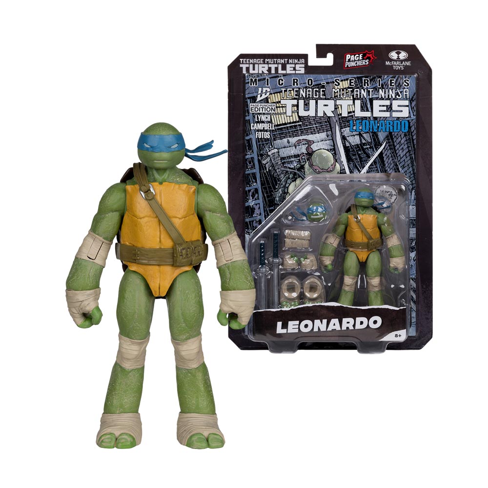 Teenage Mutant Ninja Turtles - Leonardo IDW Page Punchers 5" Action ...