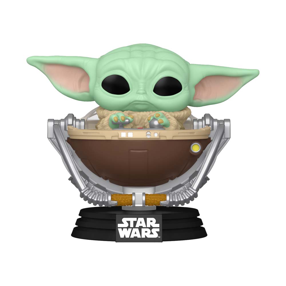 Star Wars - The Mandalorian & Grogu - Grogu in Hover Pram Pop! Vinyl ...