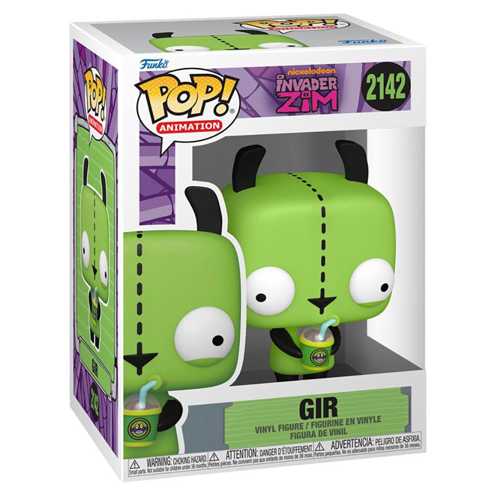 Invader Zim - Gir with Drink Pop Vinyl Figure - Toys & Gadgets - ZiNG ...