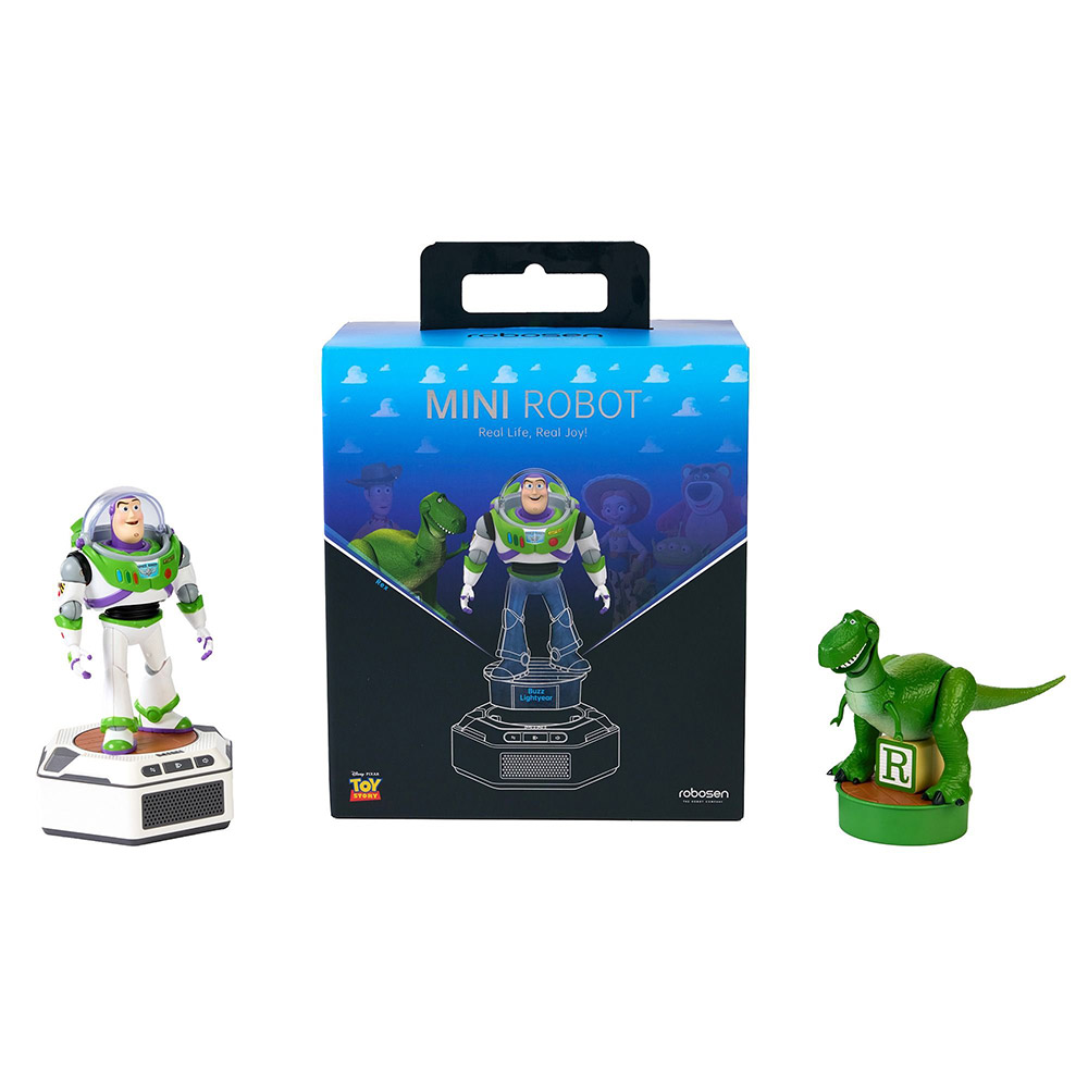 Pixar - Toy Story - Buzz & Rex Robosen Mini Robot Set - Toys and ...