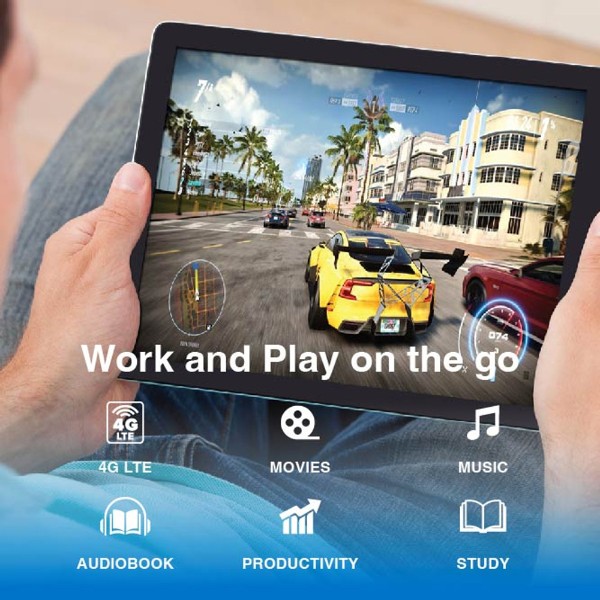 Laser - 10" 4G Android Tablet with Case and Earbuds - Phones - EB Games ...