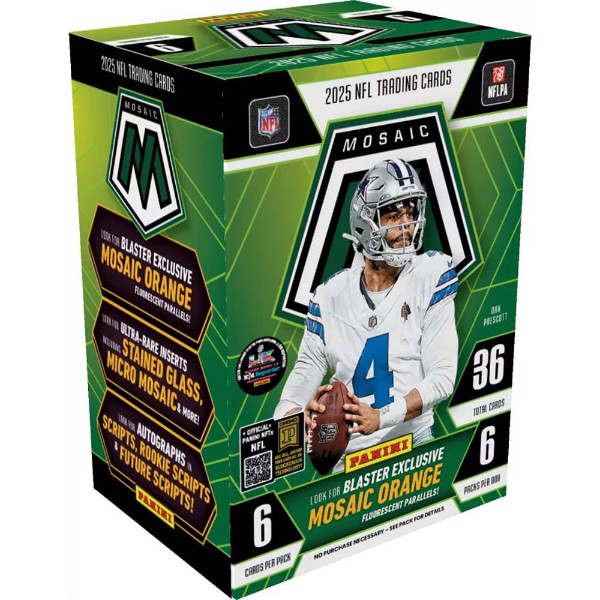 Panini - TC - NFL Mosaic 2025 Blaster - Toys and Collectibles - EB ...