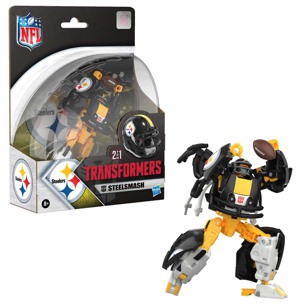 Transformers NFL Pittsburgh Steelers Steelsmash Action Figure - Toys ...