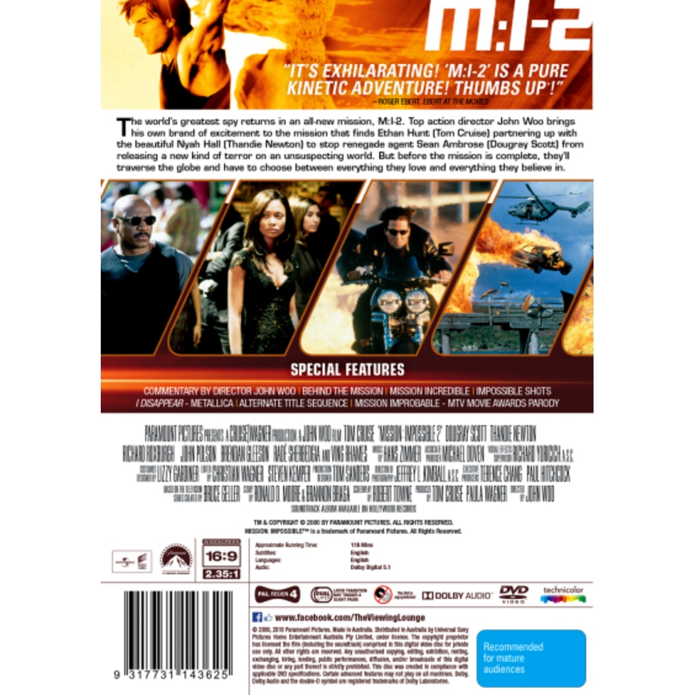M:I-2 (Mission: Impossible 2) - Loot - EB Games Australia