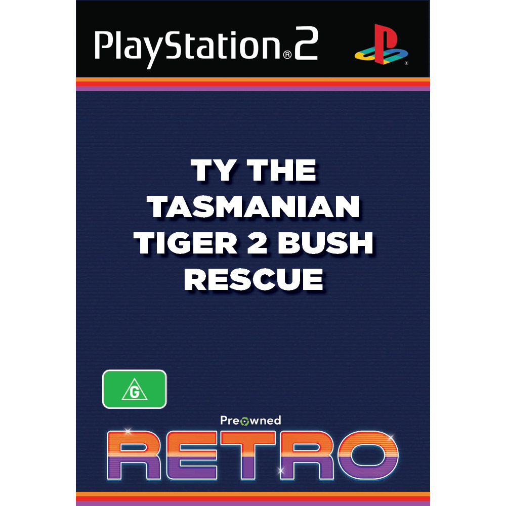 Ty the Tasmanian Tiger 2 Bush Rescue (preowned) - PlayStation 2 - EB ...