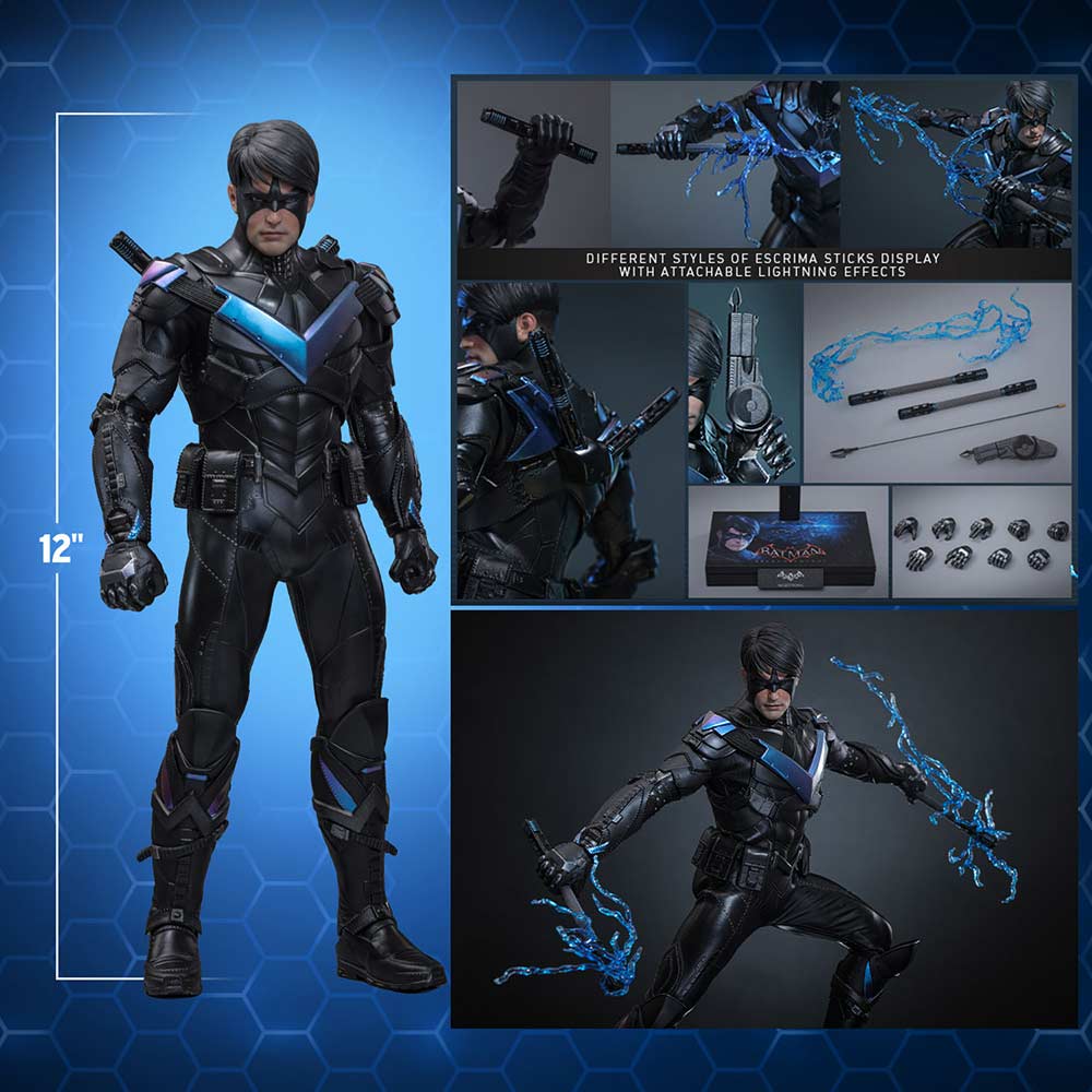DC Comics - Batman Arkham Knight Nightwing 1/6 Scale Action Figure ...