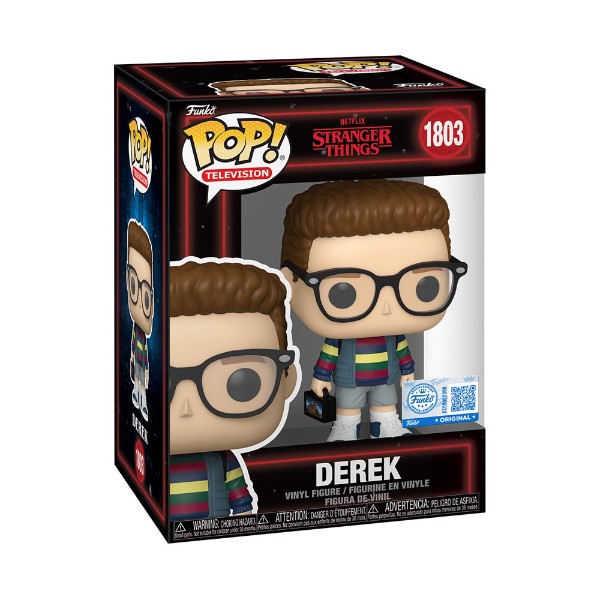Stranger Things - Derek (Season 5) Pop! Vinyl Figure - Toys and ...