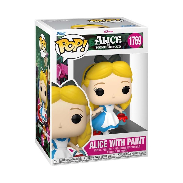 Disney - Alice in Wonderland - Alice with Paint Pop! Vinyl Figure ...
