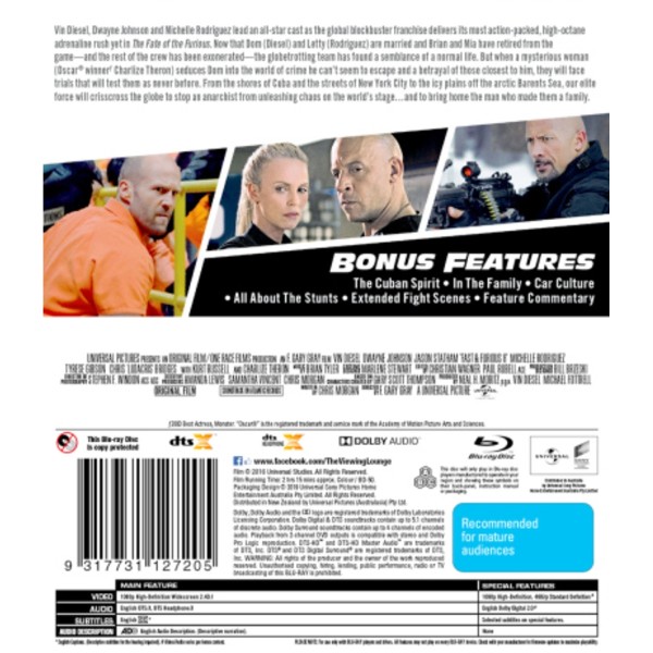 F8 The Fate Of The Furious Loot Eb Games Australia