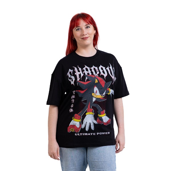 Sonic the Hedgehog - Shadow Ultimate Power Oversized T-Shirt - Clothing ...
