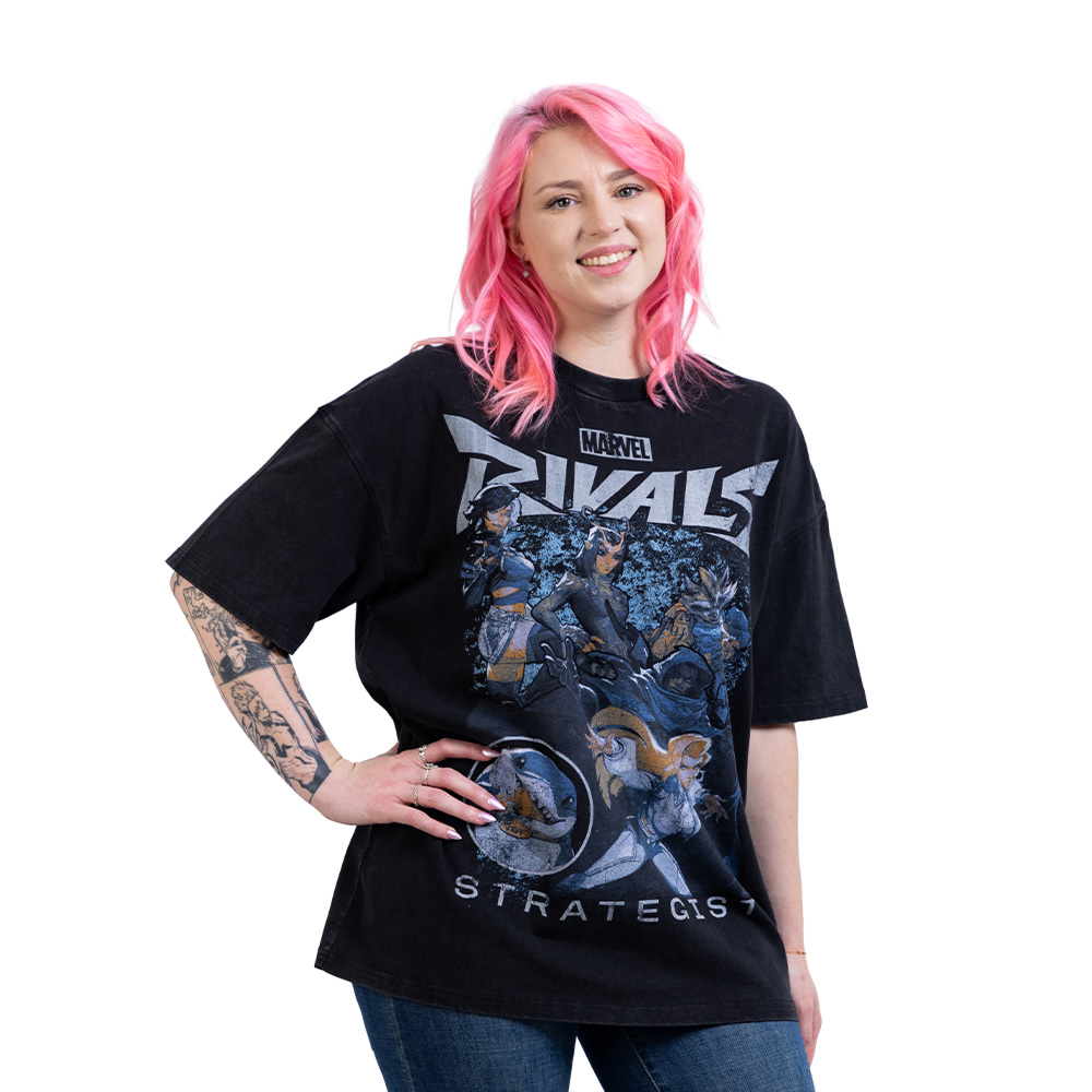Marvel Rivals - Strategist Role Oversized T-Shirt - Clothing - EB Games ...