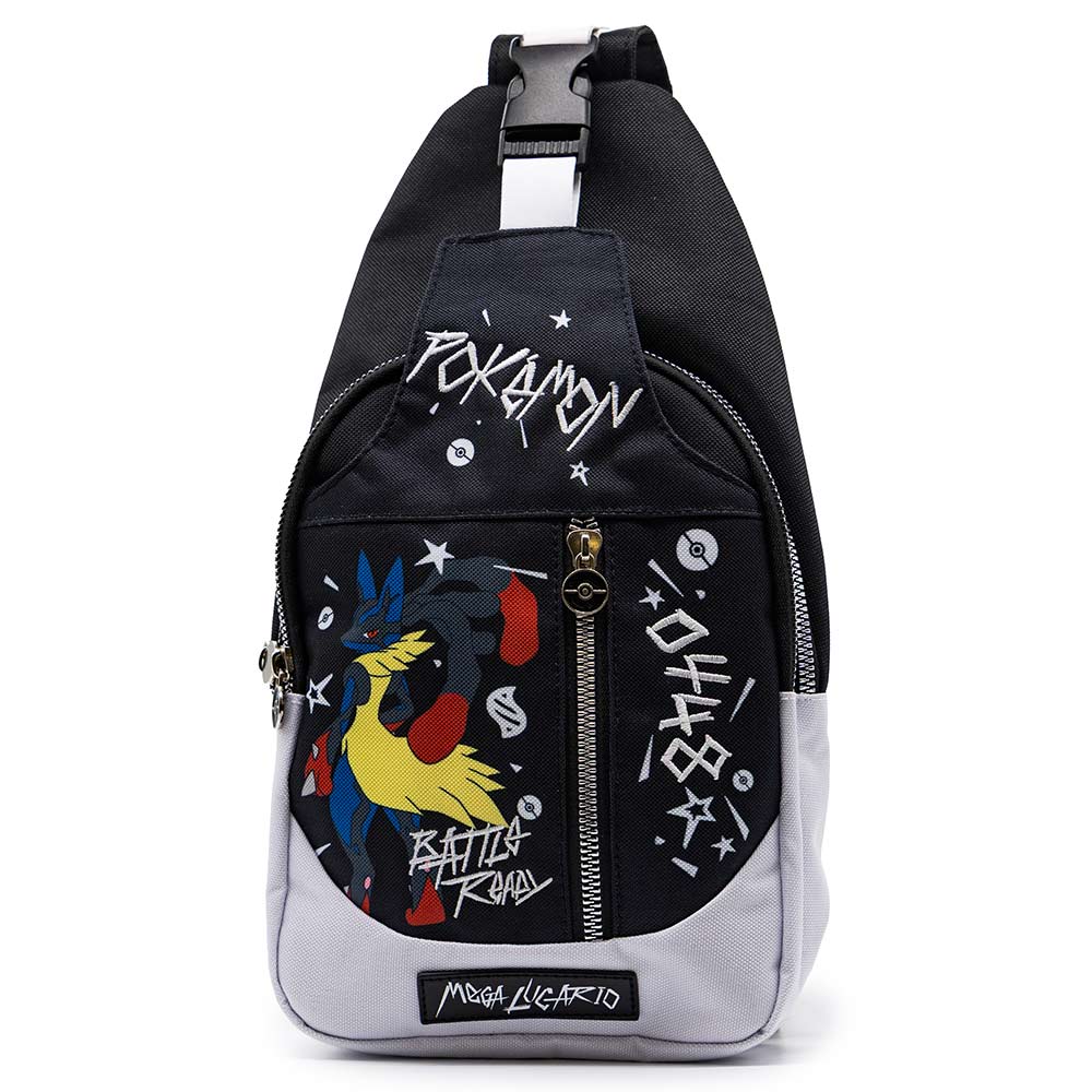 Pokemon - Mega Lucario Sling Bag - Clothing - EB Games Australia